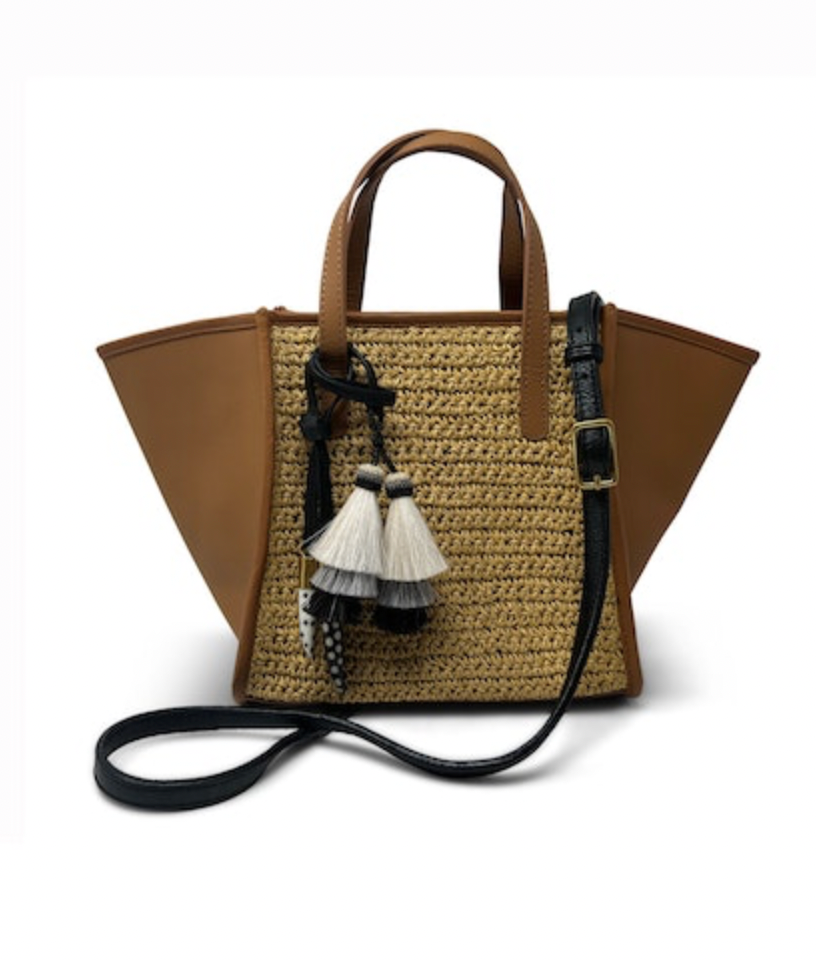 Raffia Mini Tote 'Kempton & Co' - Emma's Shoes & Accessories